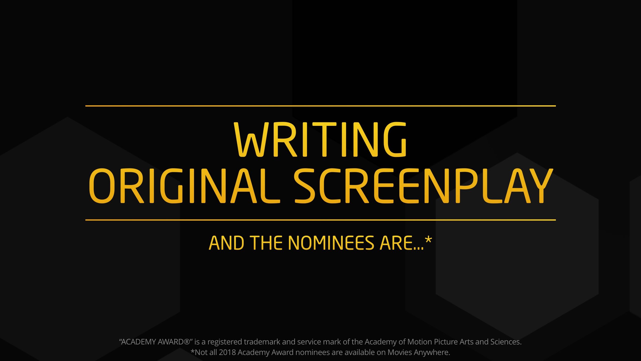 Original Screenplay Collection on Movies Anywhere | Movies Anywhere