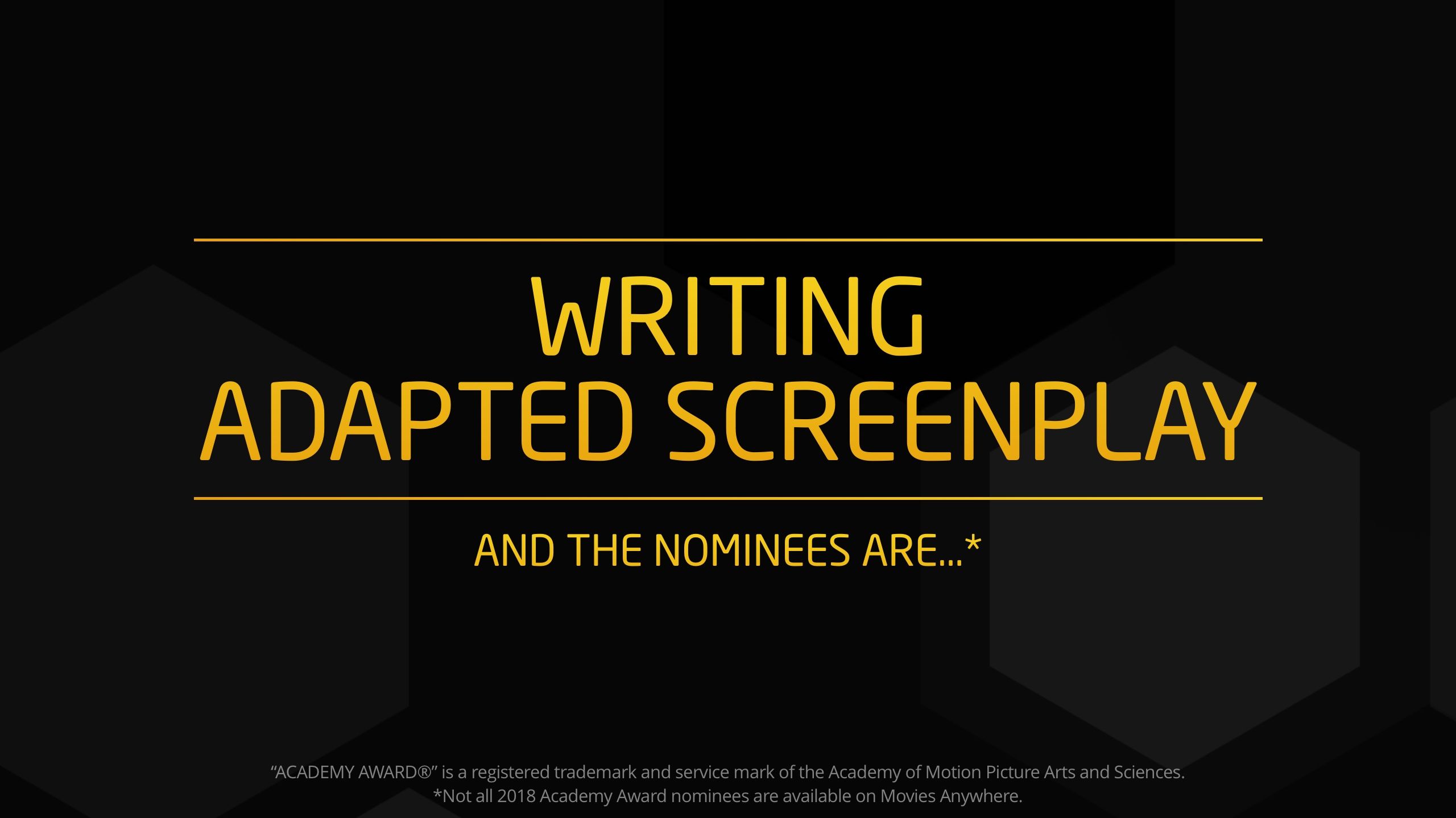 Adapted Screenplay Collection on Movies Anywhere | Movies Anywhere